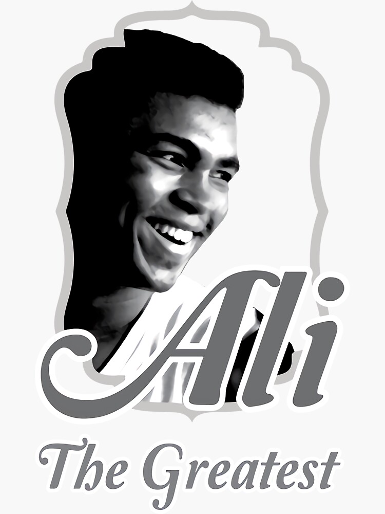 "Boxing Muhammad Ali/Best Designs For Men and Women" Sticker for Sale ...