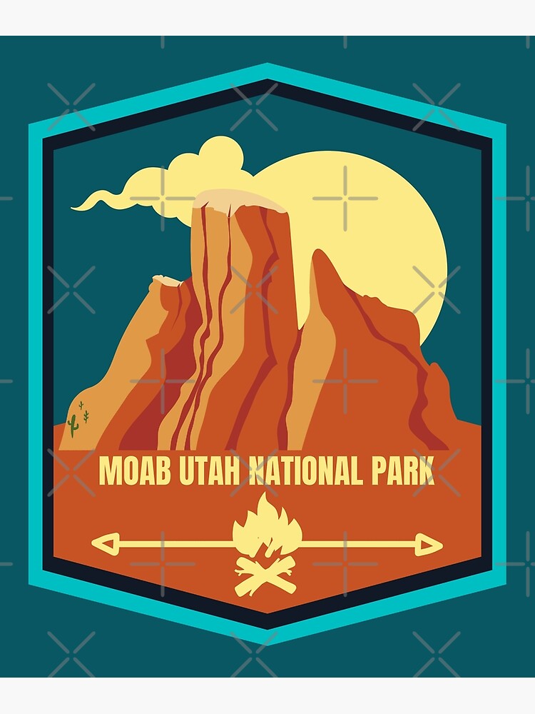 "Moab Utah National Park" Poster for Sale by retrotravelart | Redbubble