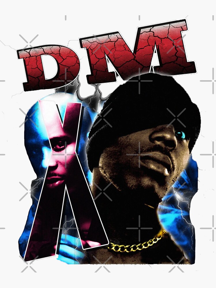 "DMX retro design" Sticker for Sale by EinKopfFetzen | Redbubble