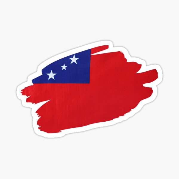 "Flag of Samoa" Sticker for Sale by Iloveflags | Redbubble