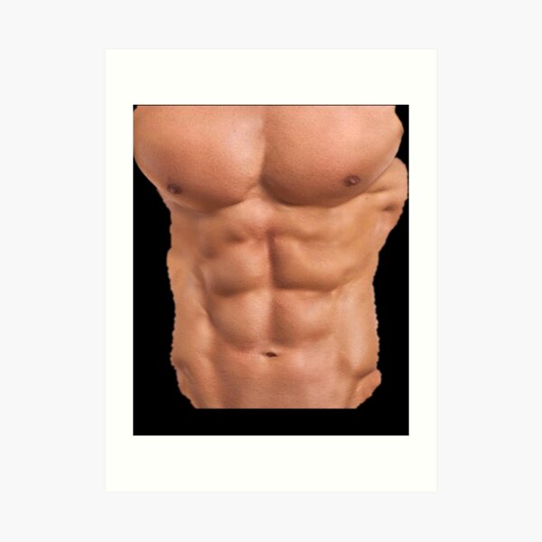 "Cool Six Pack Abs, Men's Chest, Six Pack Abs, Funny Fake Abs Muscles ...