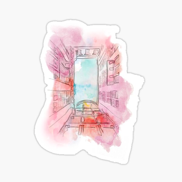 "window to the open Sky" Sticker for Sale by gabe-design | Redbubble