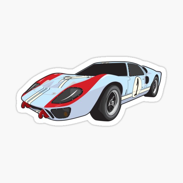 " 1966 Ford GT_Front Side" Sticker for Sale by shanesabin | Redbubble