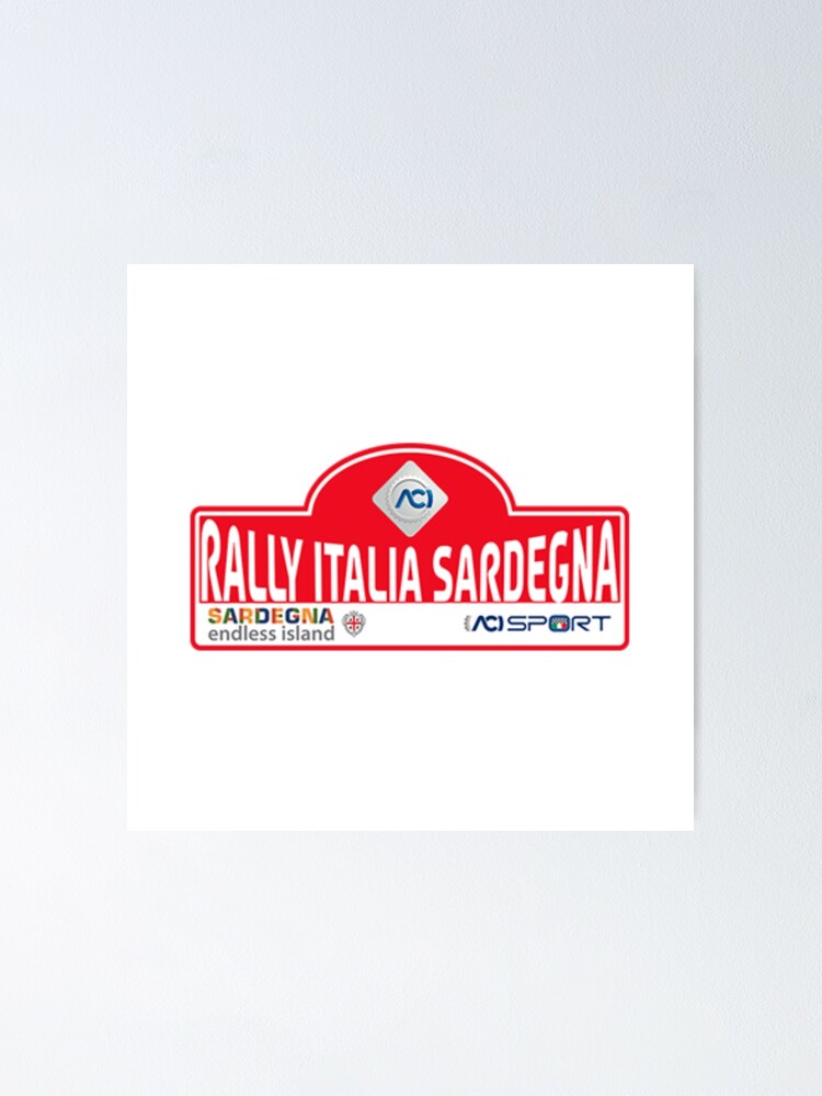 "WRC Rally italy, WRC Rally Italia Sardegna" Poster for Sale by ...