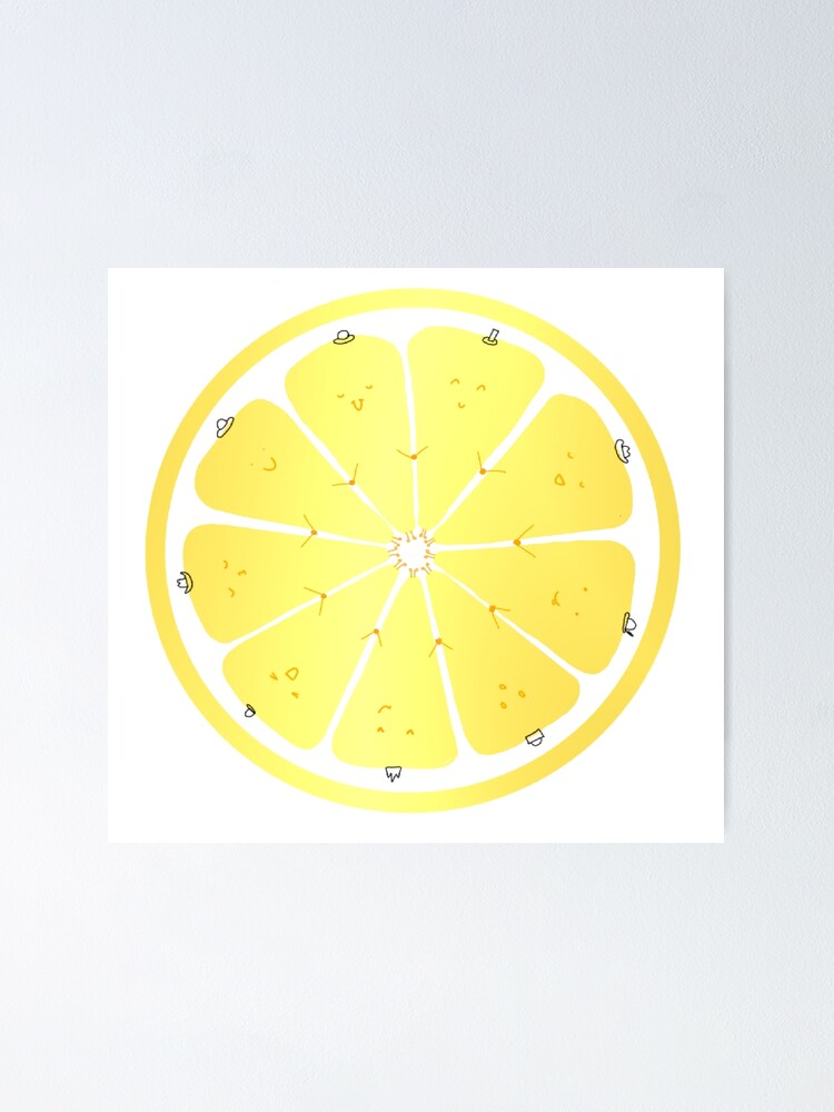 "Lemon friends" Poster for Sale by hannahpi | Redbubble