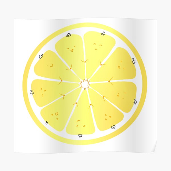 "Lemon friends" Poster for Sale by hannahpi | Redbubble