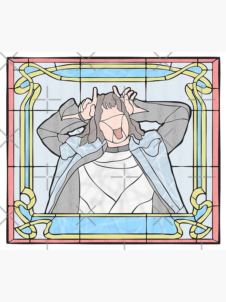 "Eddie Munson ~ Stained glass ~ Stranger things" Poster for Sale by ...