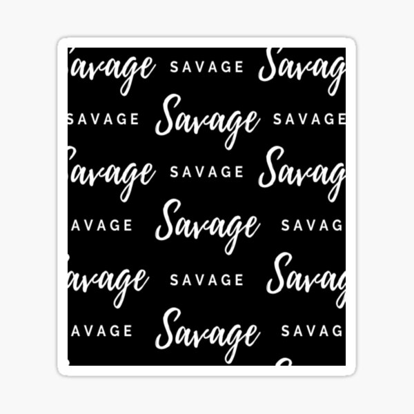 "Los Savage" Sticker for Sale by guccidawg217 | Redbubble