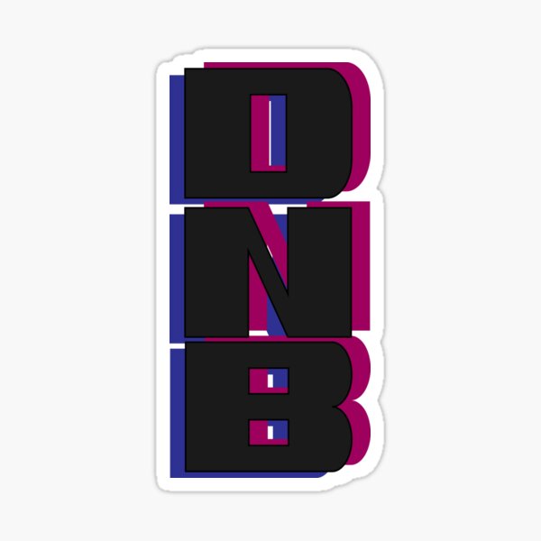 "DNB Dark Vert Original Junglist Drum n Bass Darkside" Sticker for Sale ...