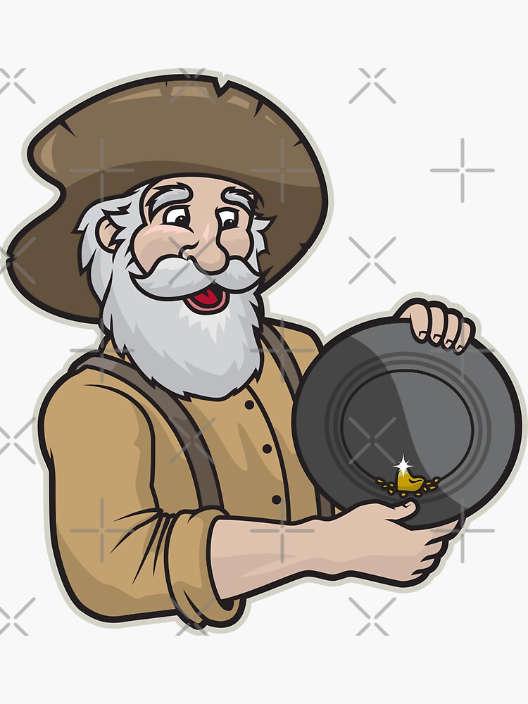 "Prospector" Sticker for Sale by Sabin Artworks | Redbubble