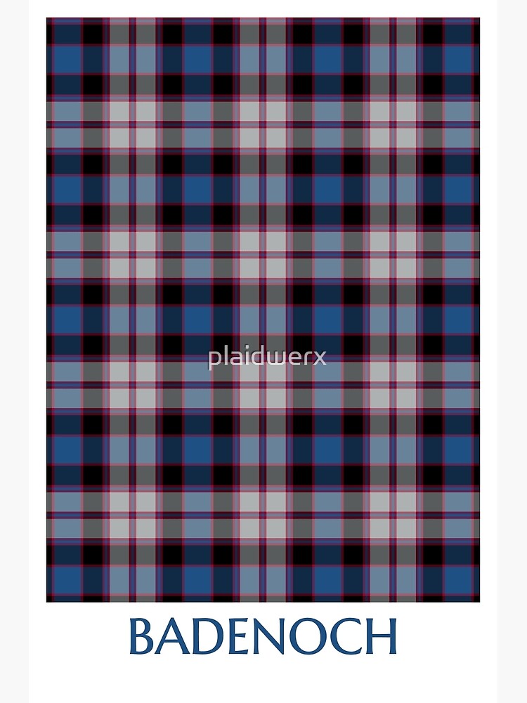 "Badenoch District Tartan" Art Print for Sale by plaidwerx | Redbubble