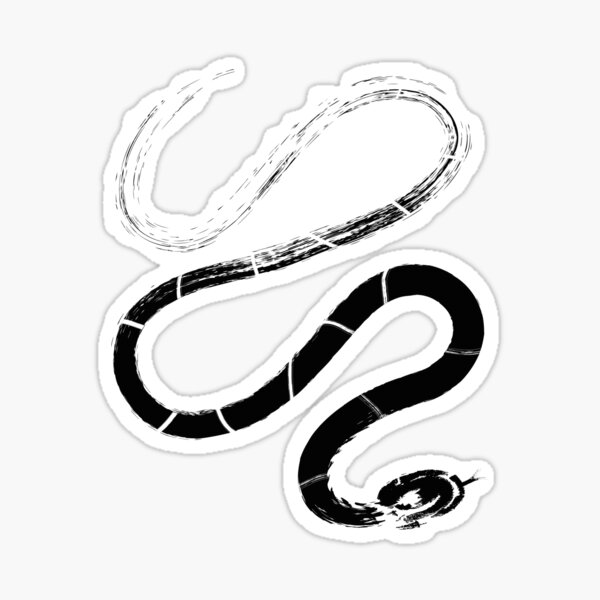 "Black Snake" Sticker for Sale by ophiiuchus | Redbubble