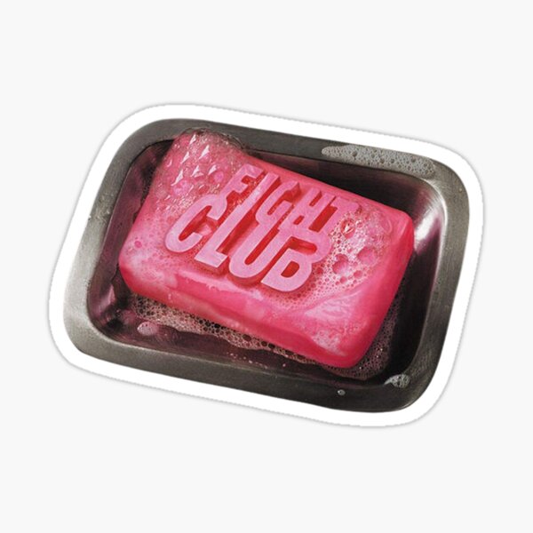 "Fight Club soap" Sticker for Sale by DrMemes | Redbubble