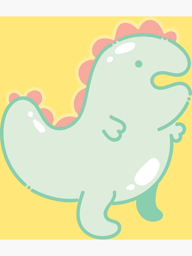 "Derpy Vintage Tropical T-rex Dinosaur" Poster for Sale by Chuberon ...