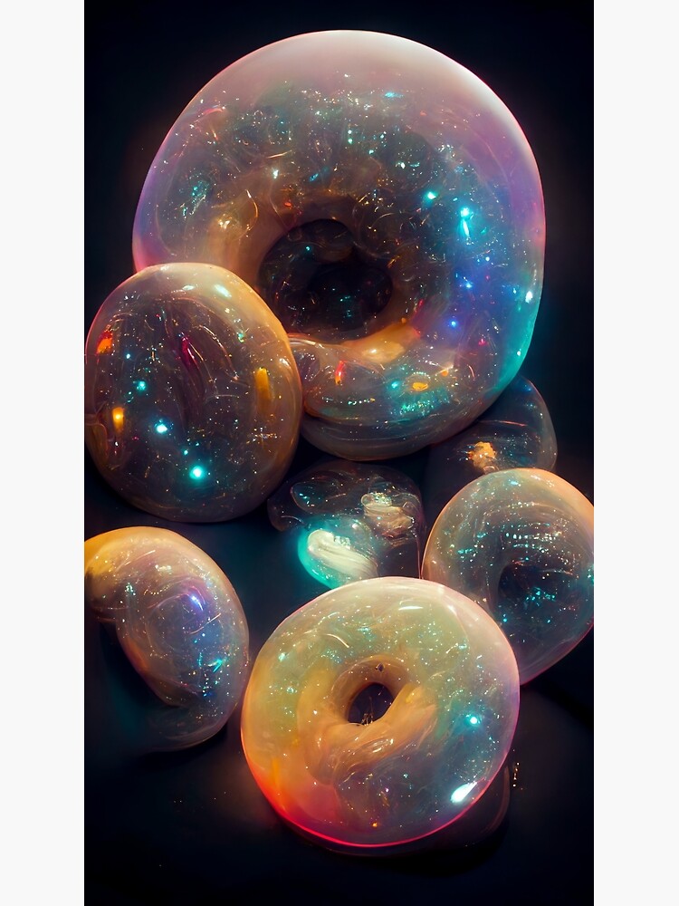 "Space Donuts - The Torus Universe (#4 in Series)" Poster for Sale by ...