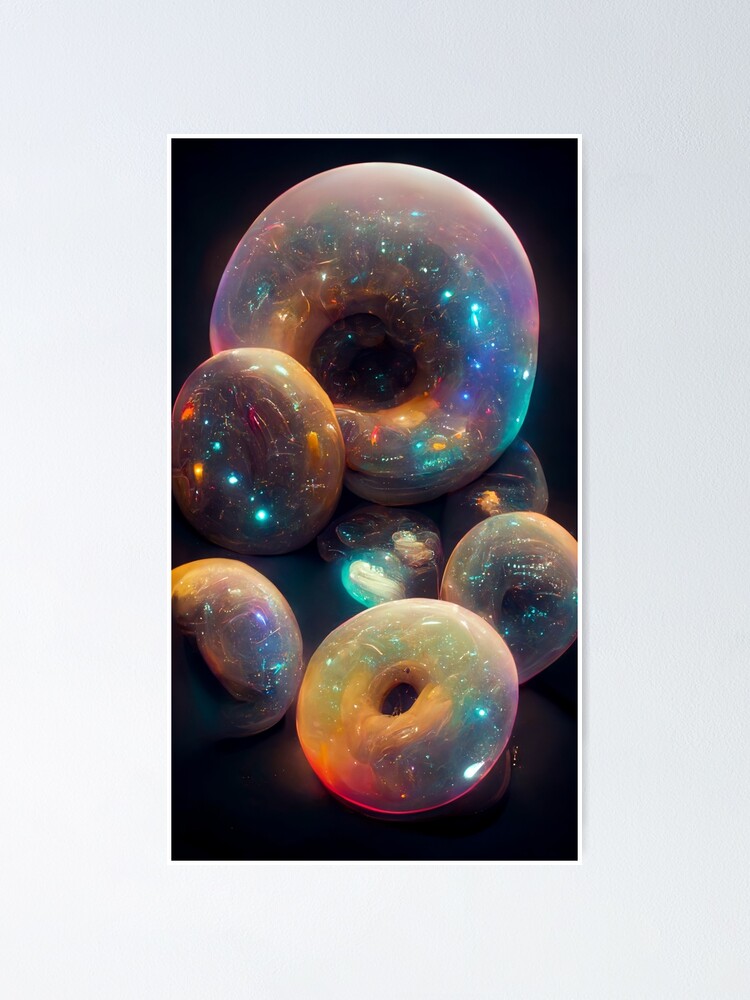 "Space Donuts - The Torus Universe (#4 in Series)" Poster for Sale by ...