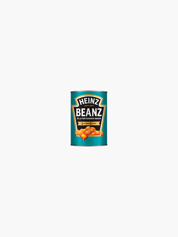 "Heinz Beanz - Small" Sticker for Sale by Katbot | Redbubble