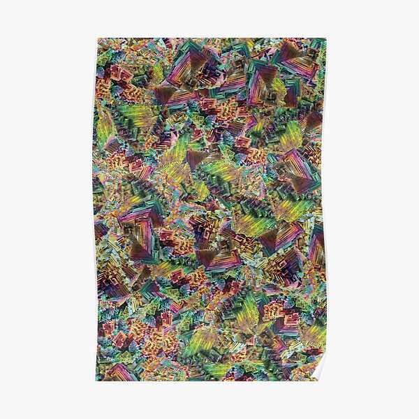 "Bismuth" Poster for Sale by Montage-Madness | Redbubble