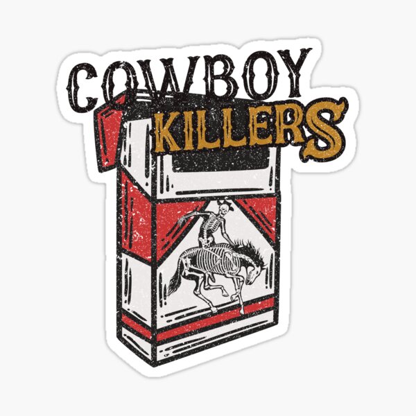 "cowboy killers" Sticker for Sale by nanouto | Redbubble