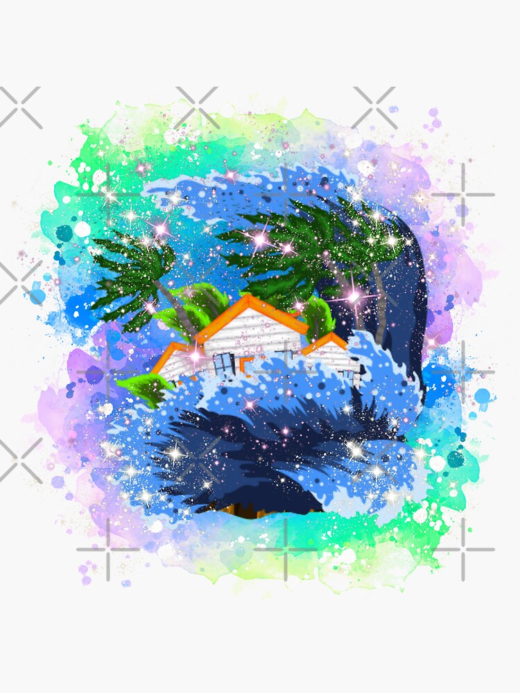 "Tsunami" Sticker for Sale by CreativeMagi | Redbubble