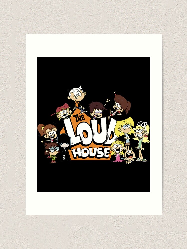 "The Loud House Full Group House Logo" Art Print for Sale by ...