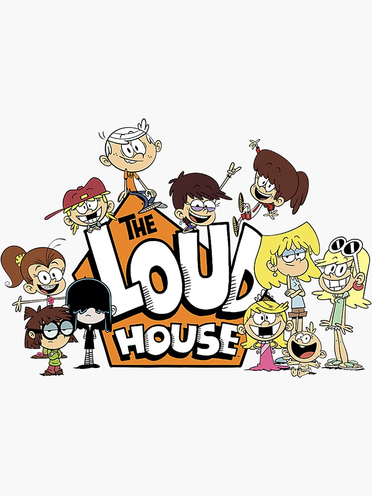 "The Loud House Full Group House Logo" Sticker for Sale by ...