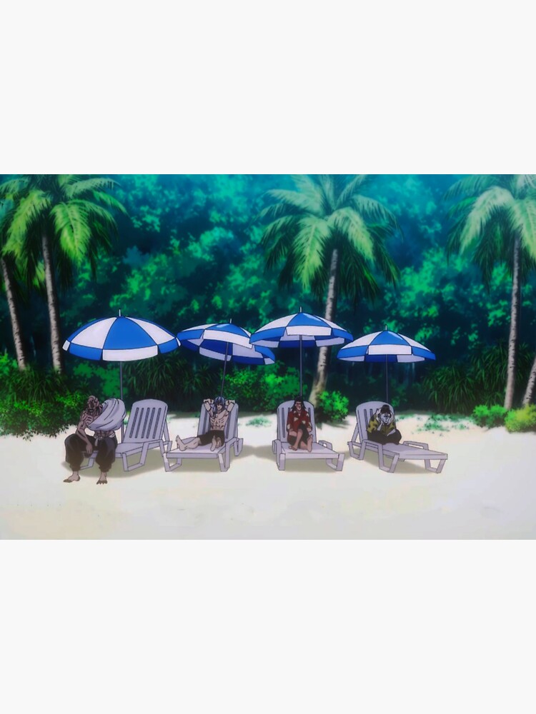 "Geto, Mahito, Yogo and Hanami on holiday" Sticker for Sale by my-anime ...