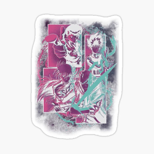 "Yu yu hakusho anime fans" Sticker for Sale by scemamoore | Redbubble