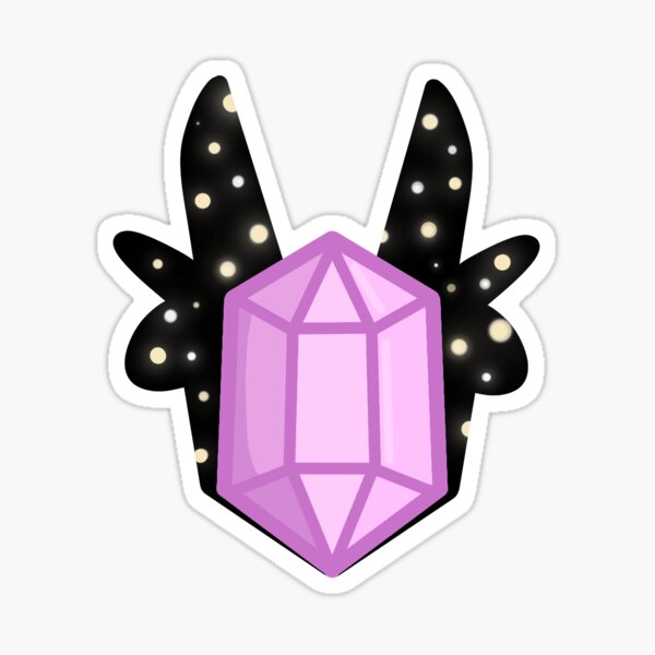 "Pink Love Crystal" Sticker for Sale by Olliepup02 | Redbubble