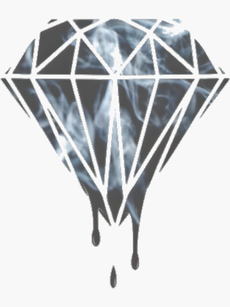 "Liquid Diamond" Sticker for Sale by PsychoArt10 | Redbubble