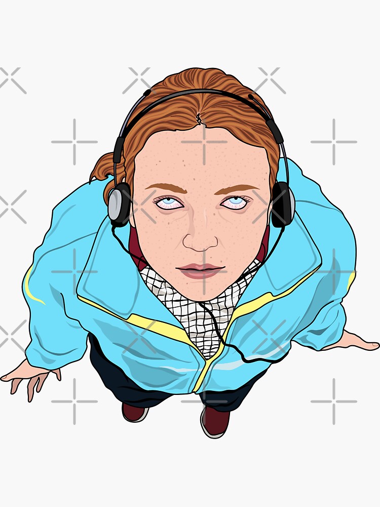 "Stranger Things Floating Max" Sticker for Sale by Jakmalone | Redbubble