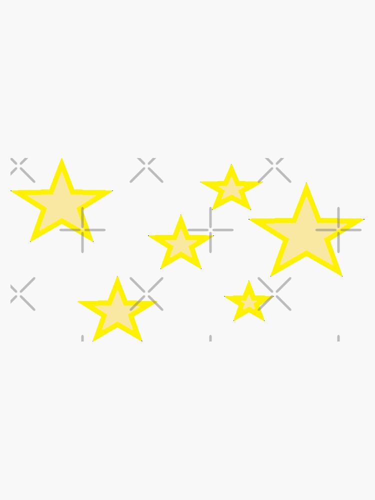 "Shining Stars" Sticker for Sale by BrightScale | Redbubble