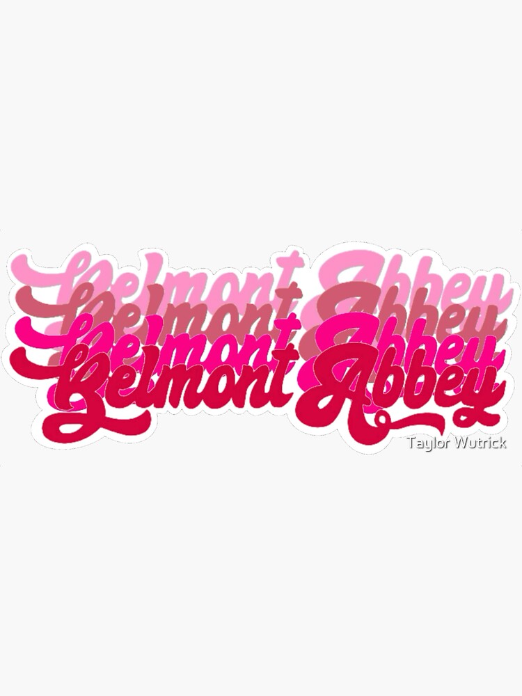"Belmont Abbey" Sticker for Sale by taylorawutrick | Redbubble