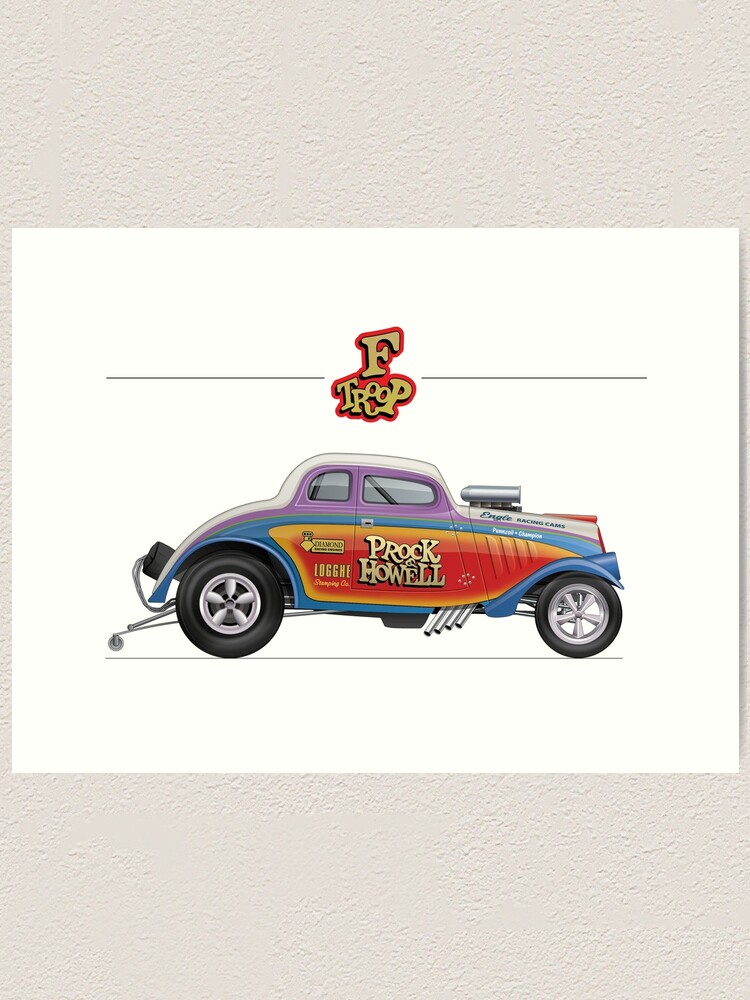 "Prock & Howell fuel coupe" Art Print for Sale by iconicart2021 | Redbubble