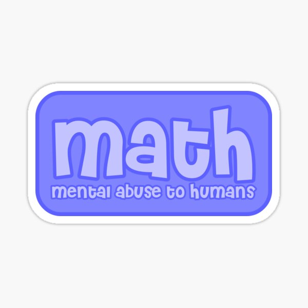 "funny y2k math quote (how to do math quote)" Sticker for Sale by ...