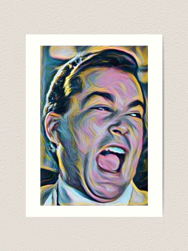 "Ray Liotta Laugh mafia gangster movie Goodfellas painting" Art Print ...