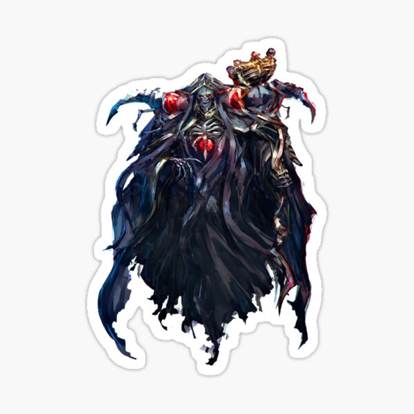 "Ainz Ooal Gown Overlord " Sticker for Sale by RachtaLin | Redbubble