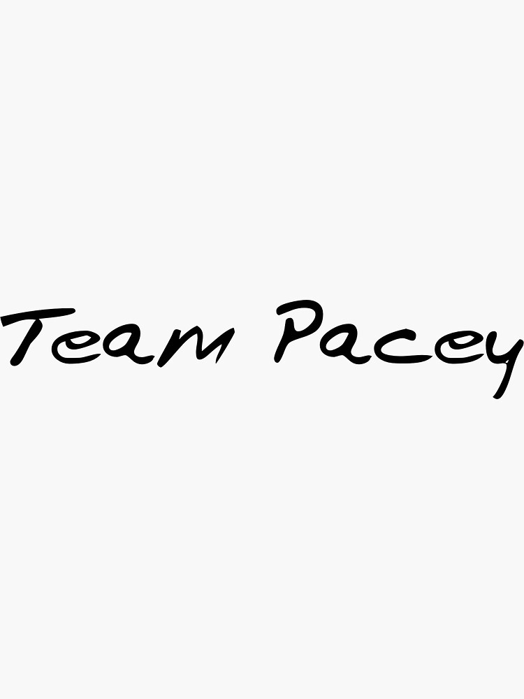 "Team Pacey" Sticker for Sale by Madeline-13 | Redbubble