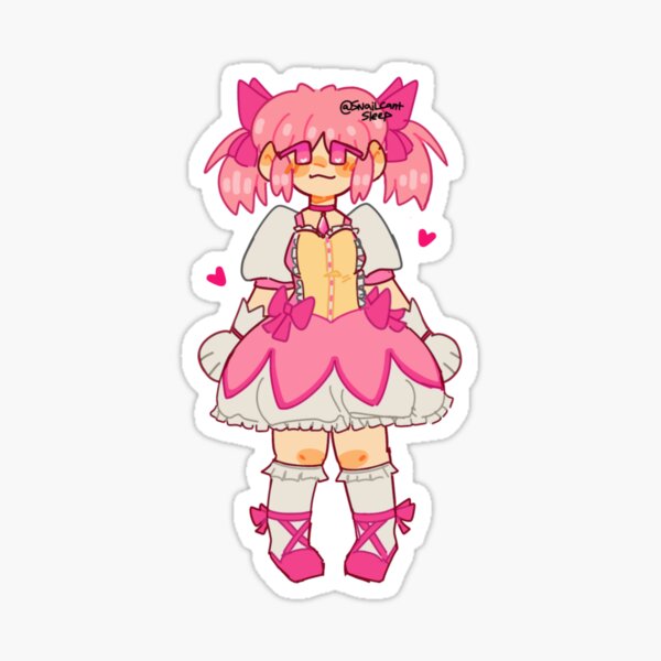 "Madoka Kaname - puella magi madoka magica" Sticker for Sale by ...