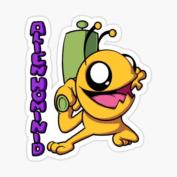"Alien Hominid Fanart" Sticker for Sale by HogoBrogh | Redbubble