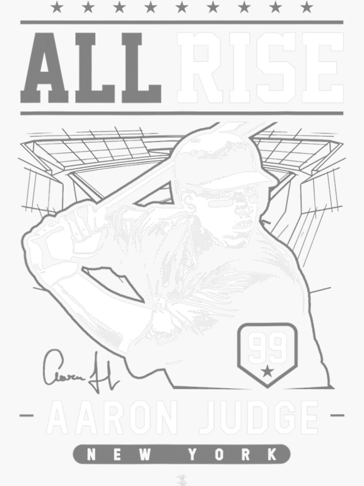 "Aaron Judge - All Rise !! - Apparel" Sticker for Sale by ...