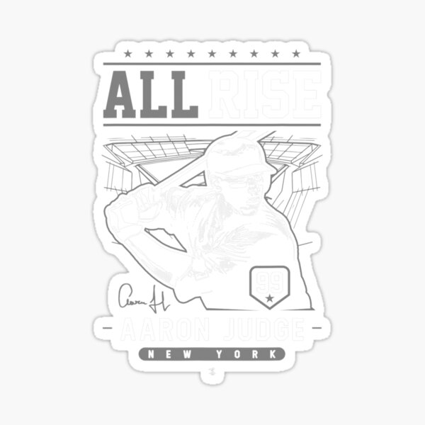 "Aaron Judge - All Rise !! - Apparel" Sticker for Sale by ...