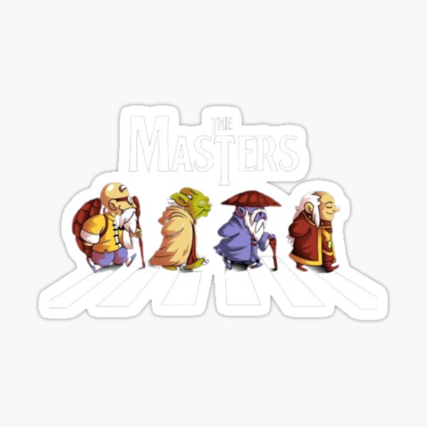 "Master Roshi" Sticker for Sale by Mika-Funart | Redbubble