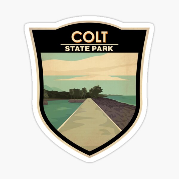 "Colt State Park Rhode Island Vintage Badge" Sticker for Sale by ...