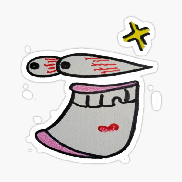 "Complete shock face" Sticker for Sale by 22jansenki | Redbubble
