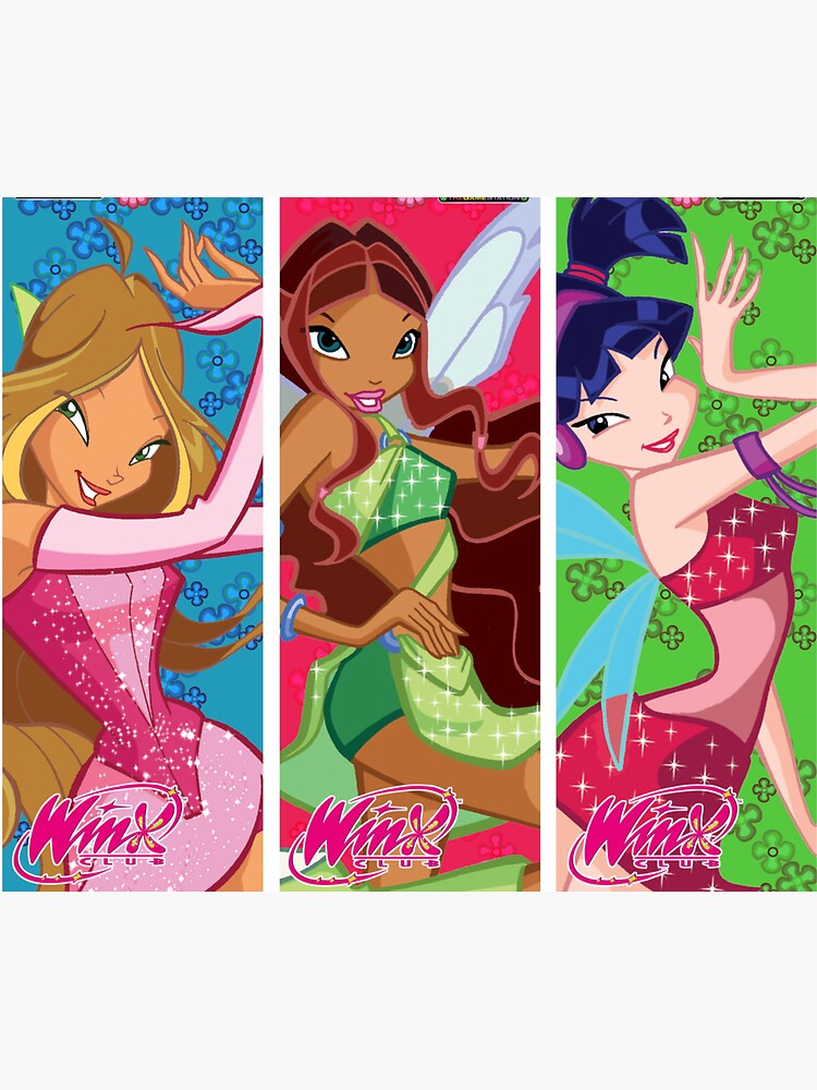 "Winx Club " Sticker for Sale by LunaticArtWork | Redbubble
