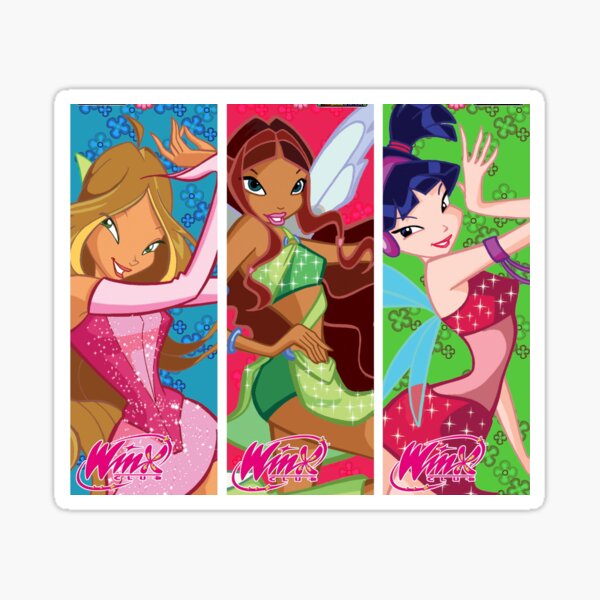 "Winx Club " Sticker for Sale by LunaticArtWork | Redbubble
