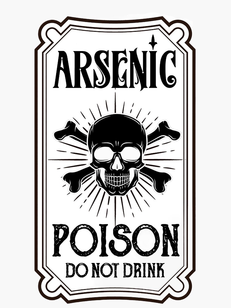 "halloween **poison" Sticker by ooda | Redbubble