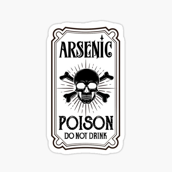 "halloween **poison" Sticker by ooda | Redbubble