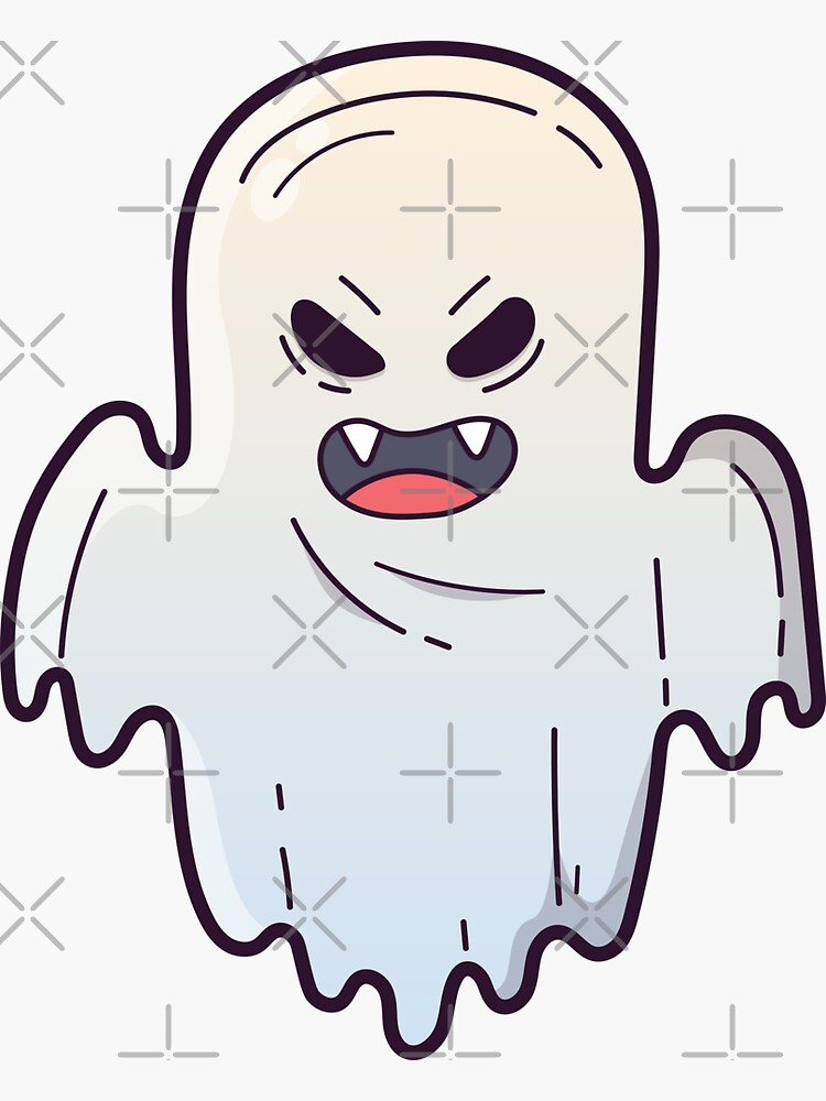 "Halloween Characters Spooky Ghost Boo" Sticker for Sale by ...